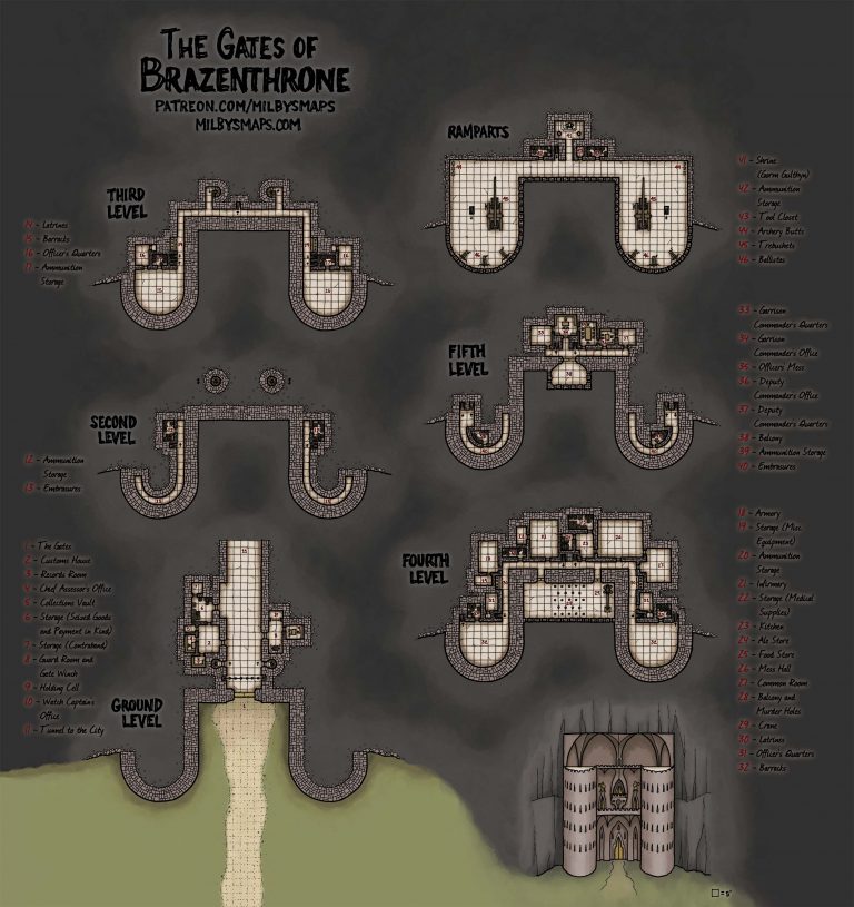 Castles and Forts – Page 7 – Milby's Maps