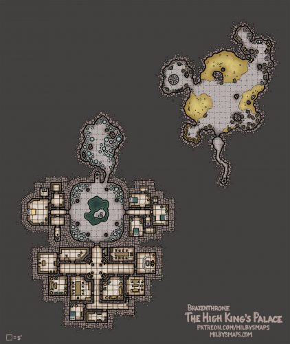 Brazenthrone – Non Annotated Versions – Milby's Maps