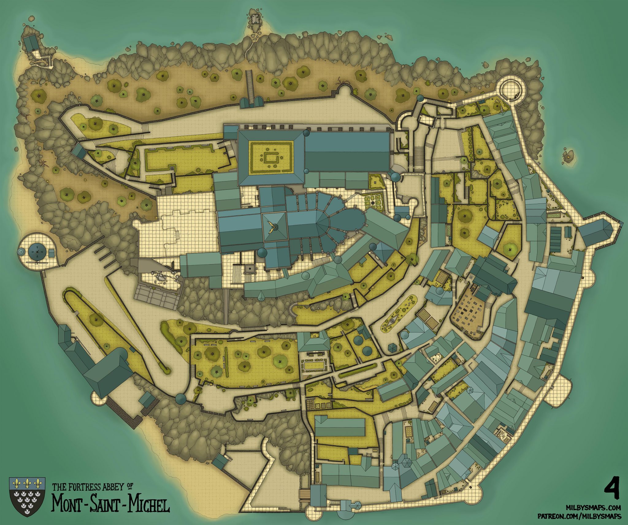 Mont-Saint-Michel – Milby's Maps