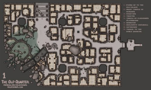 The Dwarven City of Brazenthrone – Milby's Maps