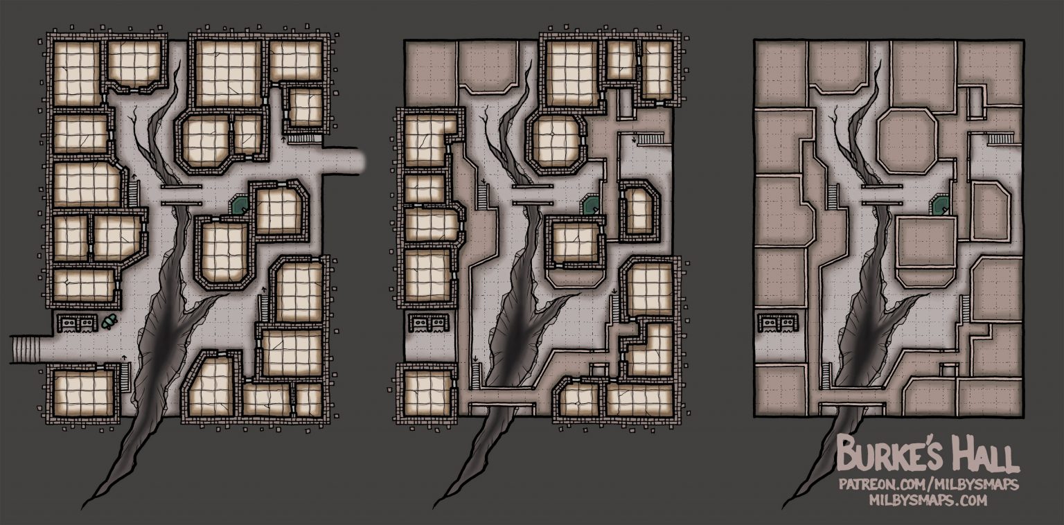 Brazenthrone – Burke’s Hall – Milby's Maps