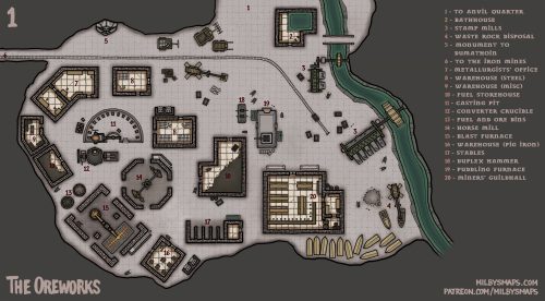 The Dwarven City of Brazenthrone – Milby's Maps