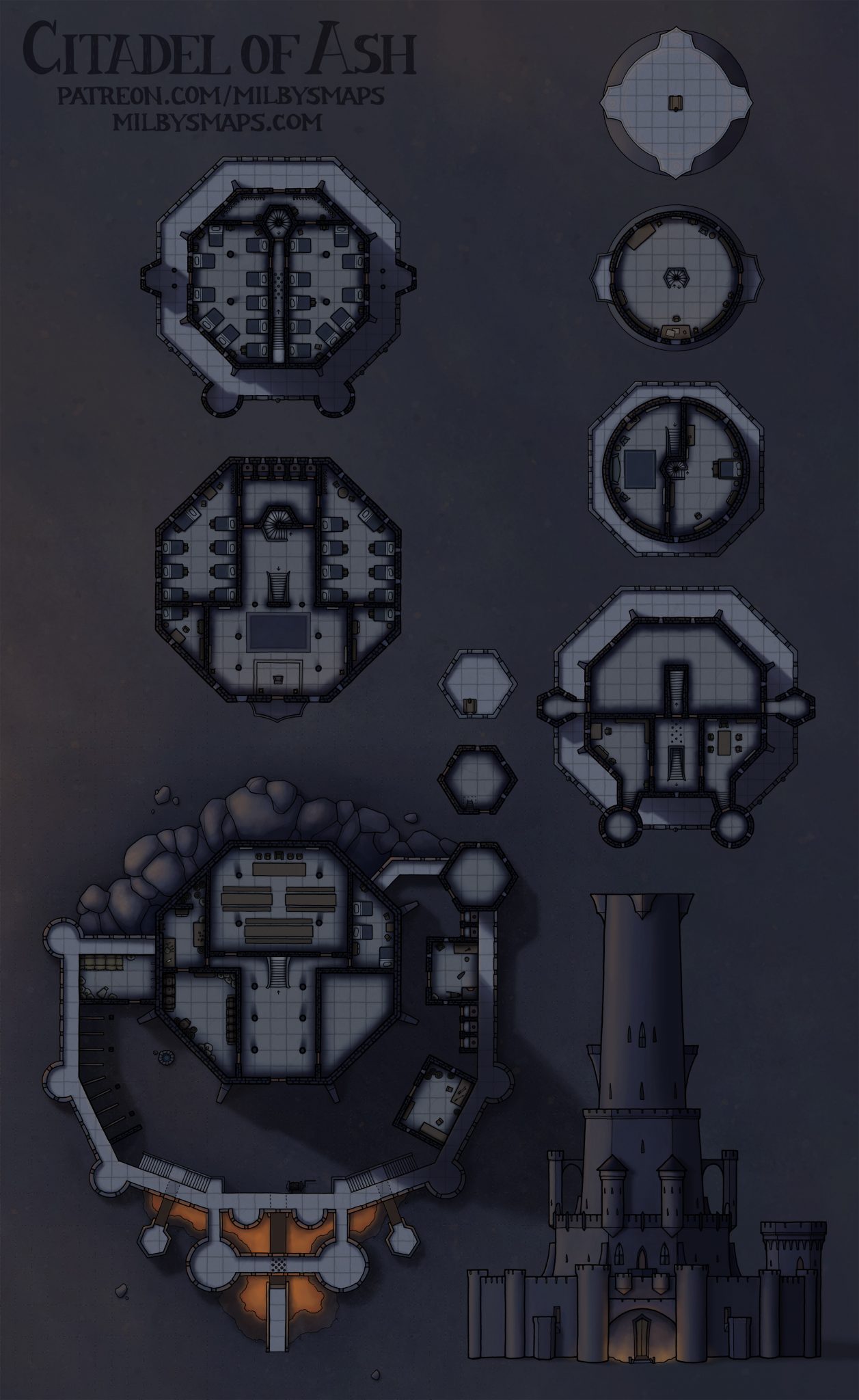 The Citadel of Ash – Milby's Maps
