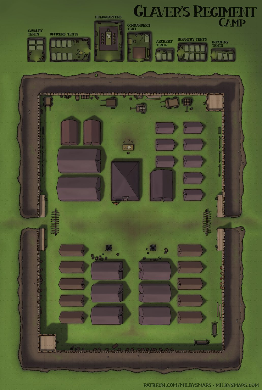 Castles and Forts – Milby's Maps