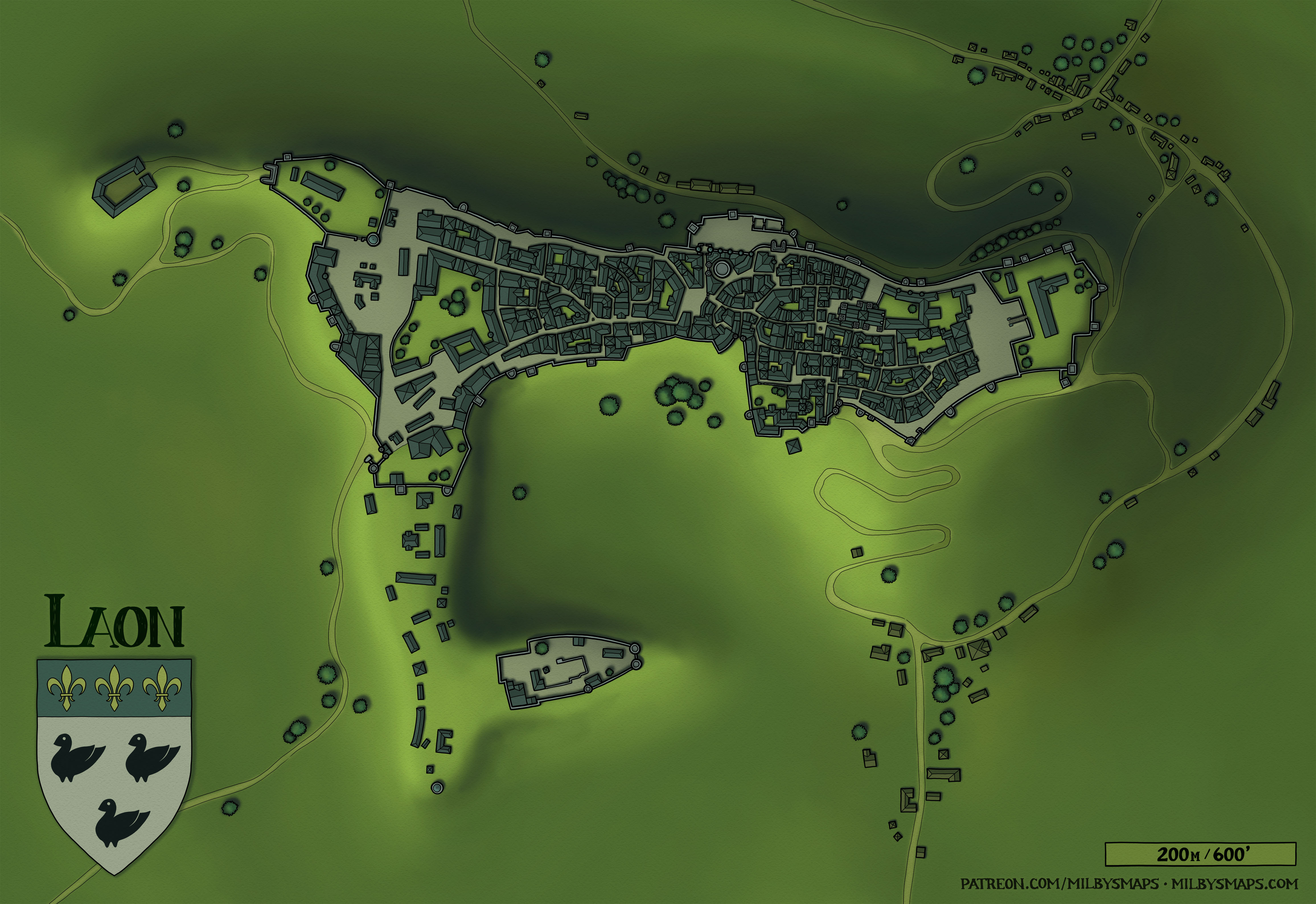 Laon France Milby s Maps