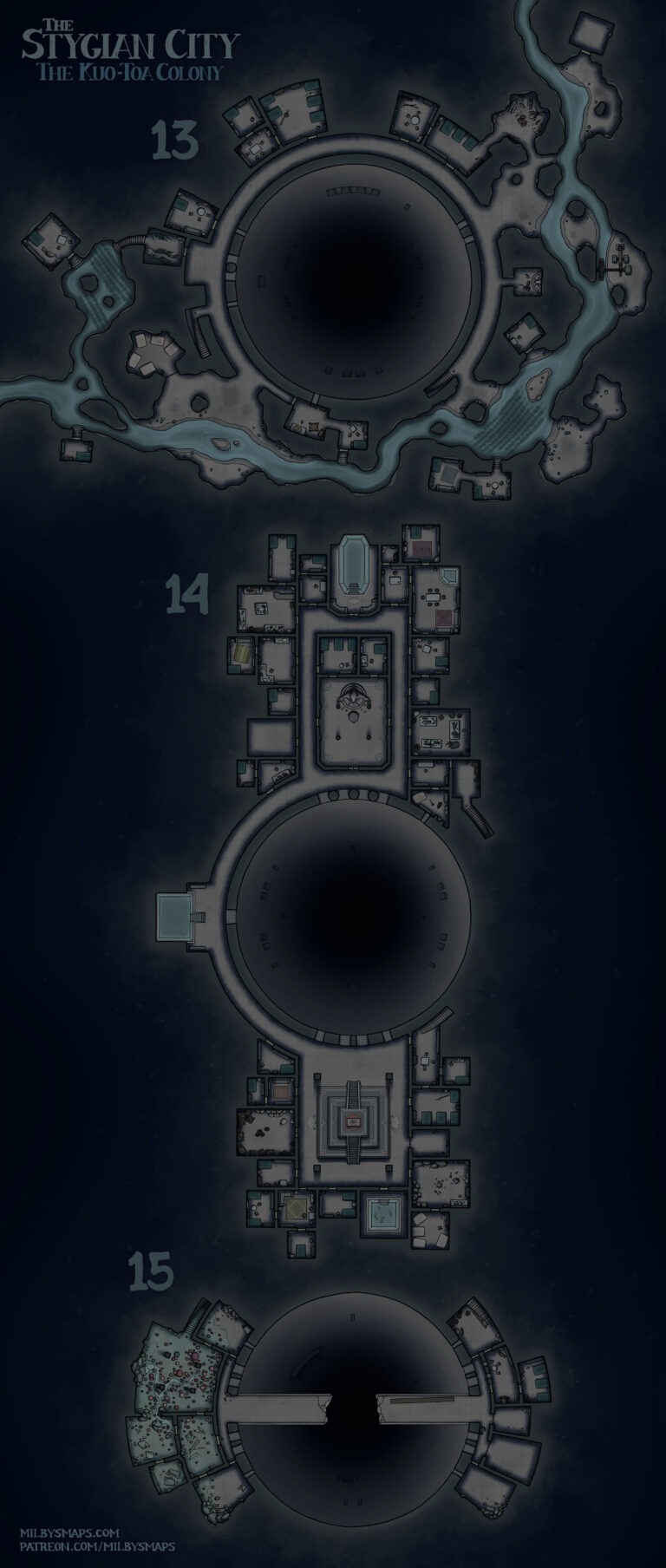 The Stygian City – Milby's Maps